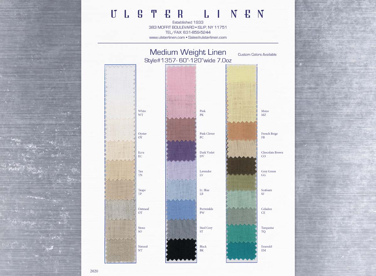 Medium Weight Linen Fabric (Y1357 - Medium Weight Linen Fabric ...